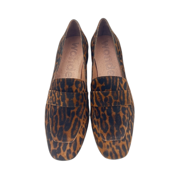 Noa-Calipso Tobacco - Leather Loafers by Wonders – Shoes Boots n’Bags